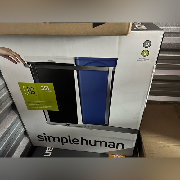 Simple Human | Other | Simple Human Pull Out Trash Can 35l | Poshmark
